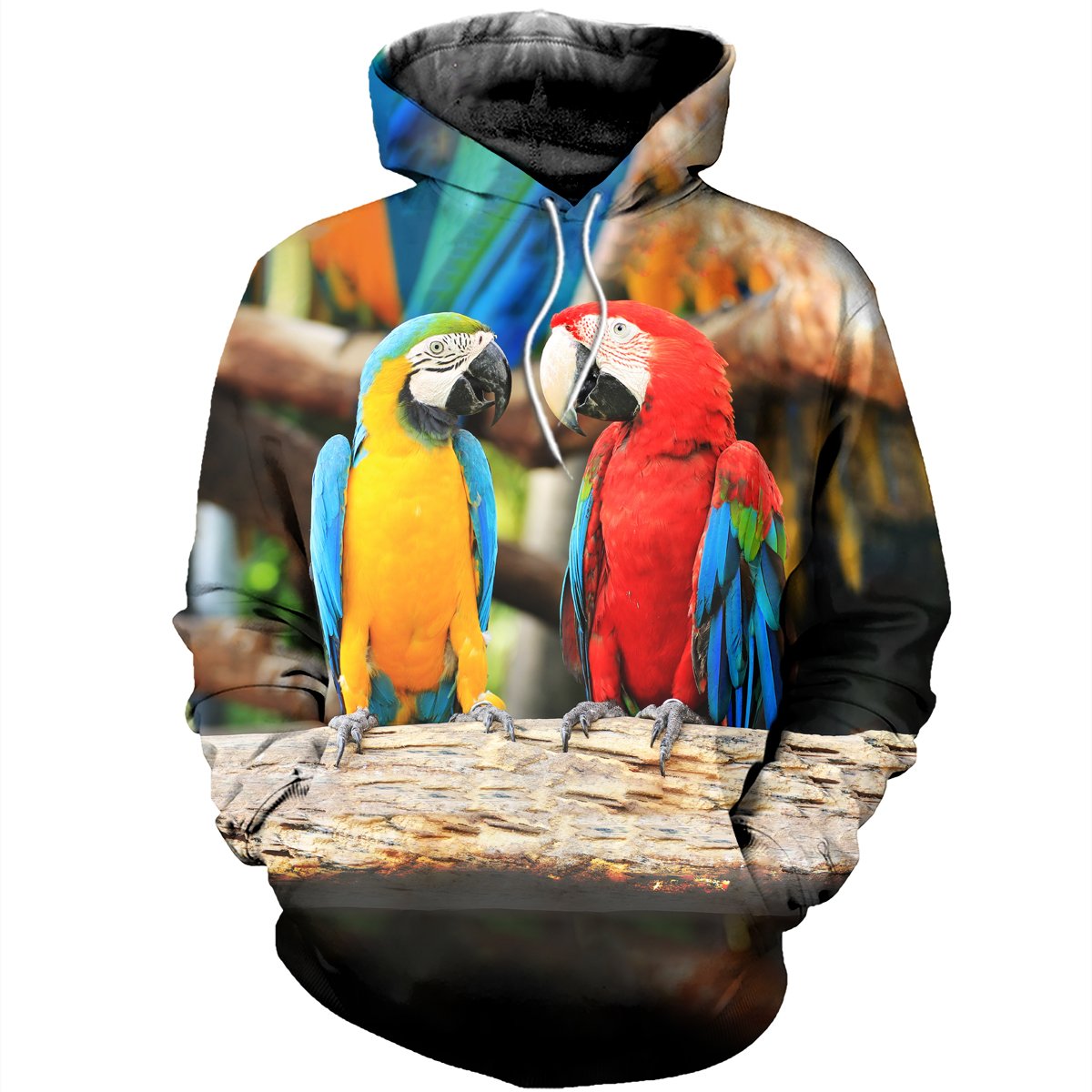 3D Printed Macaw Tops DT300806 – Camellia Print